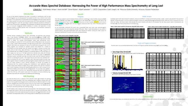 Accurate Mass Spectral Database Harnessing The Power Of High