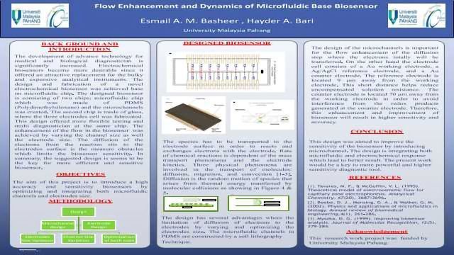 Flow Enhancement and Dynamic of Microfluidic Base Biosensor Poster ...
