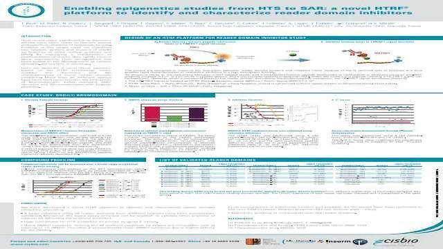 Enabling Epigenetics Studies from HTS to SAR : A Novel HTRF® Platform ... Enabling Epigenetics Studies from HTS to SAR : A Novel HTRF® Platform ...