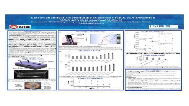 Electrochemical Microfluidic Biosensor for E.coli Detection Poster ...