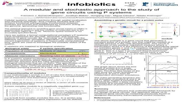 A modular and stochastic approach to the study of gene circuits using P ...