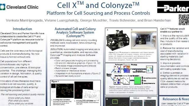 Cell X and Colonyze Platform for Cell Sourcing and Process Controls ...