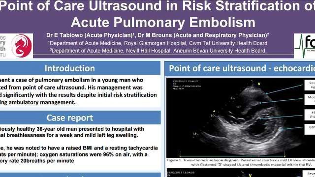 Point of Care Ultrasound in Risk Stratification of Acute Pulmonary ...
