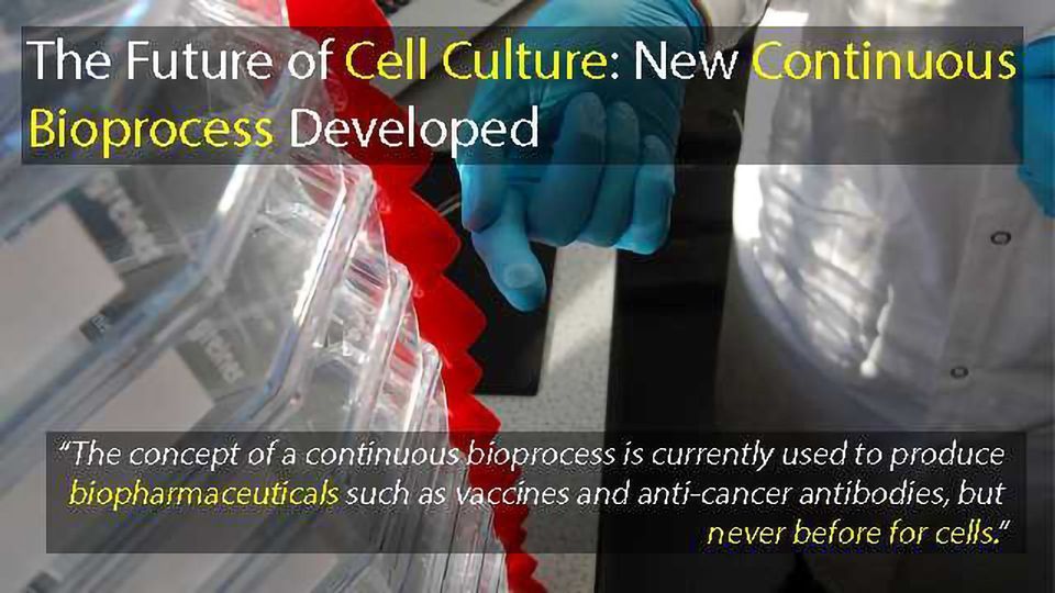 New Bioprocessing Technique Set to Revolutionize Cell Culture ...