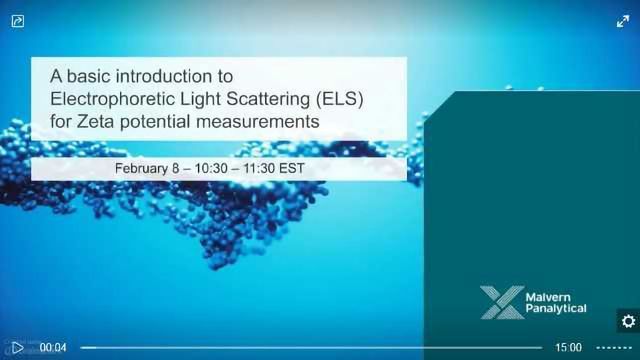 A Basic Introduction to Electrophoretic Light Scattering (ELS ...