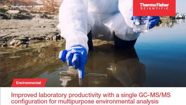 Improved Laboratory Productivity With A Single Gc Msms Configuration