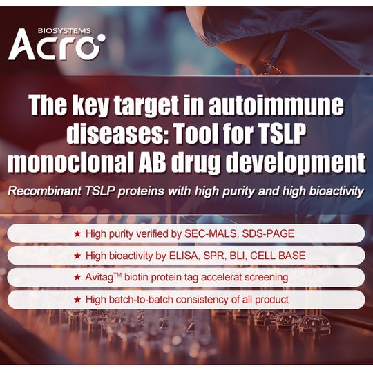 Drug Development Tools for Multiple Autoimmune Diseases: TSLP ...